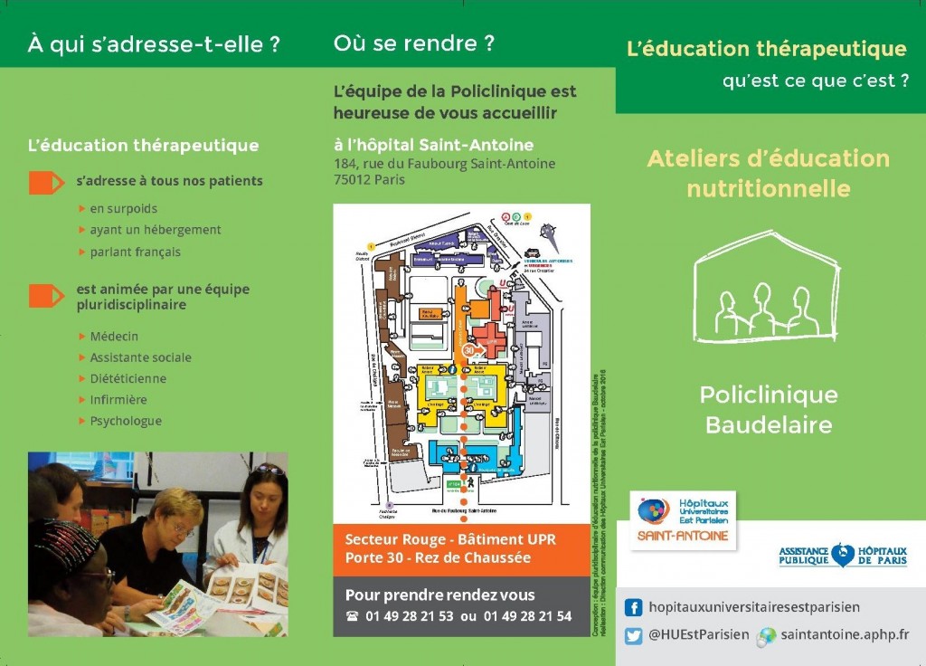 Programmes d’éducation thérapeutique (ETP) | Portail Internet Hôpitaux universitaires Est Parisien